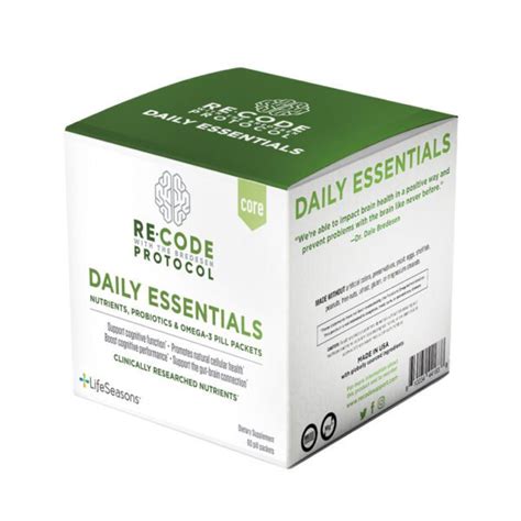 Daily Essentials Bredesen Recode Protocol Supplements