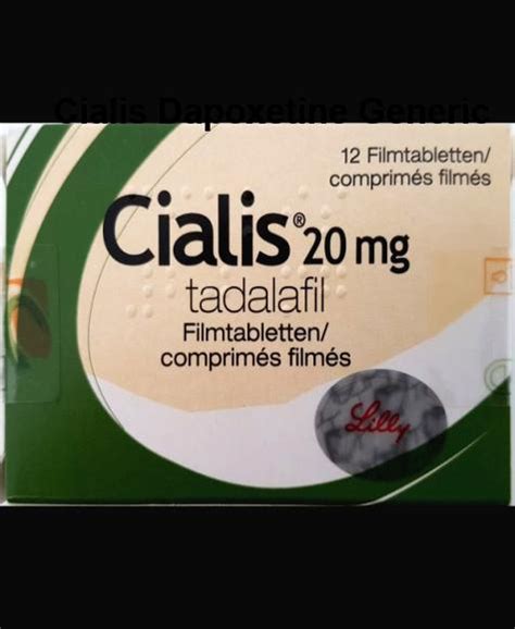 Buy Cialis With Dapoxetine Generic Cialis With Dapoxetine Discount Prices Free Online