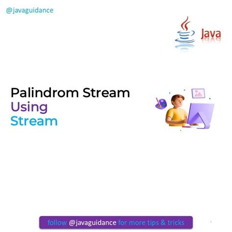 Java Program To Check Palindrome String Using Stream Java Guidance
