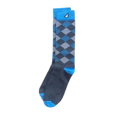 Wedding Groomsmen Socks Unc Argyle Socks Dark Grey Sky Blue