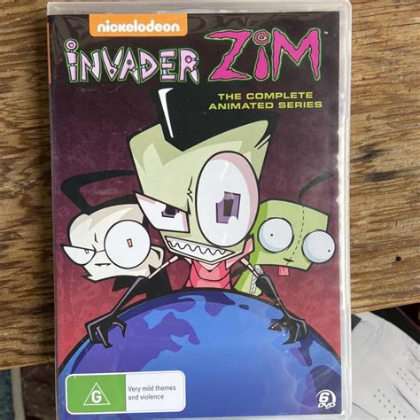 Invader Zim The Complete Animated Series 6 Dvd Set Depop