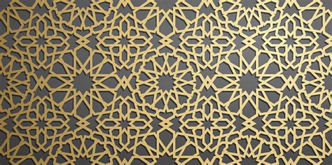 이슬람 장식 벡터 페르시아어 모티프 3d 라마단 이슬람 둥근 패턴 요소 기하학적 원형 장식 아랍어 기호 벡터 골드 배경 0명에 대한 스톡 벡터 아트 및 기타 이미지 Istock