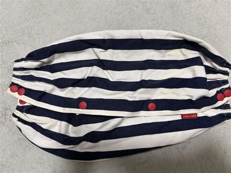 ルカコ 抱っこ紐カバーlサイズ ストライプ ネイビー メルカリ