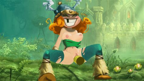 Rule 34 Animated Barbara Rayman Barbarian Breasts Female Helmet