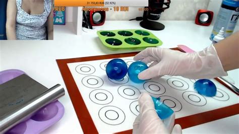 Светящиеся шары из изомальта_Glowing isomalt balls_Bolas brilhantes de i...