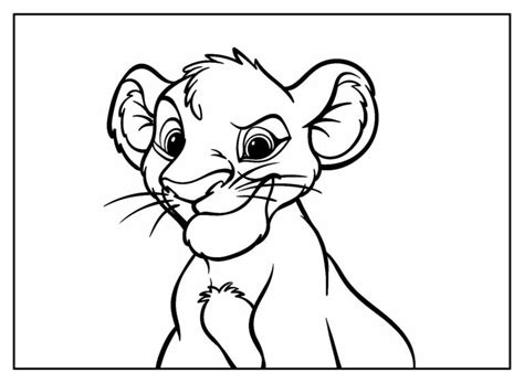 Desenhos Do Simba Para Colorir E Imprimir