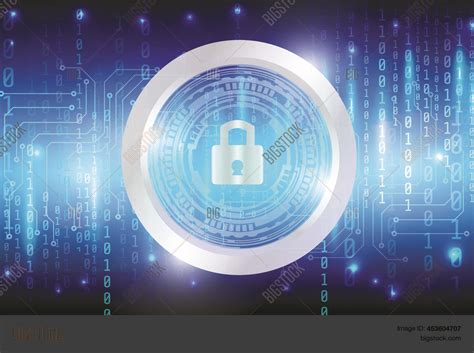 Hi Technology Padlock Vector And Photo Free Trial Bigstock
