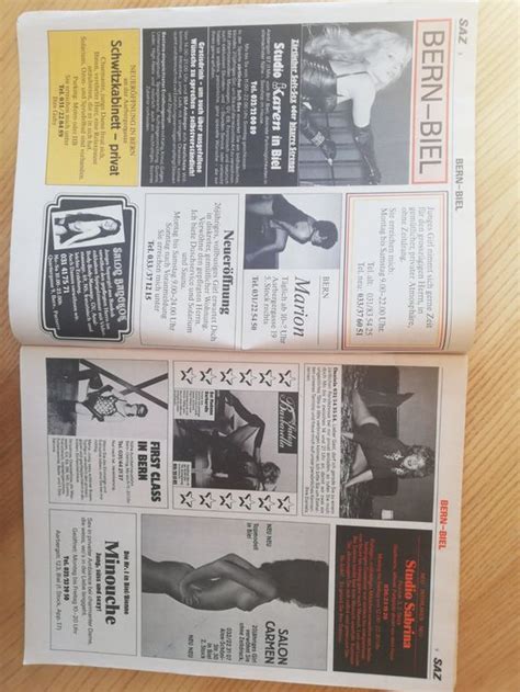 Vintage 80er Jahre Erotik Magazineheft Saz Sex Anzeiger Gebraucht