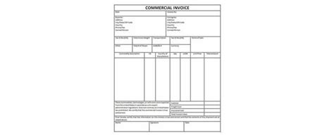 China Commercial Invoice Template