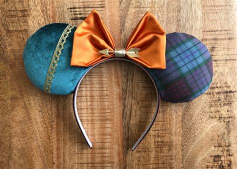 Merida Brave Mickey Minnie Mouse Ears Princess Headband Head Etsy
