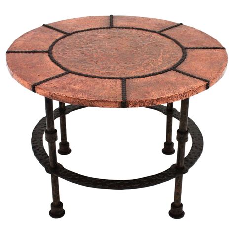 Round Wrought Iron Patio Coffee Table At Katrina Bates Blog
