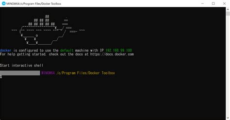 Windows Home bit でDockerの環境を構築する 技術メモ