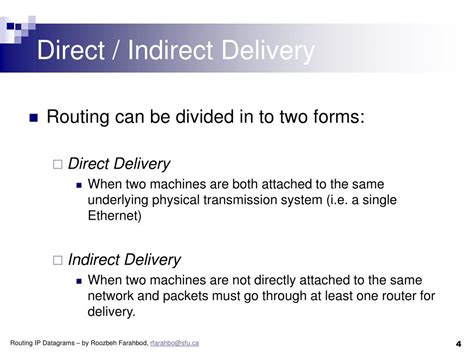 Ppt Internet Protocol Routing Ip Datagrams Powerpoint Presentation