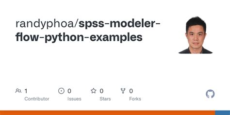 Github Randyphoaspss Modeler Flow Python Examples
