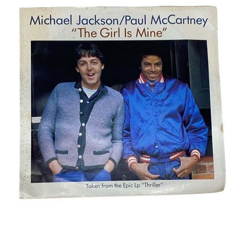 Michael Jacksonpaul Mccartney “the Girl Is Mine” Records Used Very