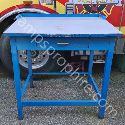 Industrial Workshop Table Tramps Prop Hire