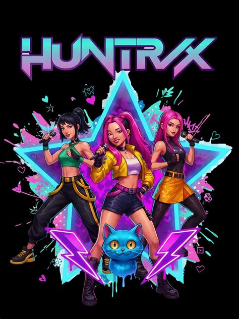 Kpop Demon Hunters Svg Png Huntrix Logo Layered Clipart