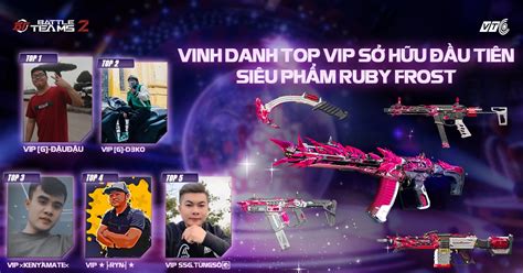 Vinh Danh Top 5 XẠ ThỦ Vip SỞ HỮu Qbz192 Ruby Frost 5 Sao SỚm NhẤt