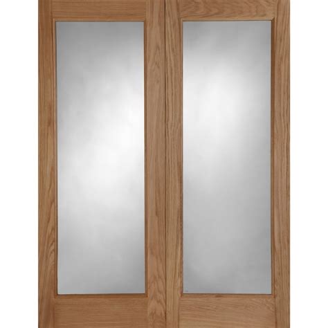 Pattern 20 Rebated Pair Oak External French Door Interior Doors