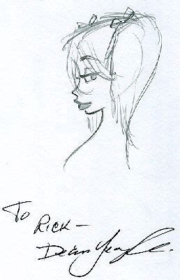 Dean Yeagle Sexy Girl Sketch In Aka Ricks The Pin Up Girls Comic Art