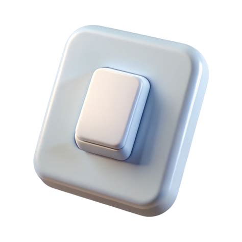 Beautiful Artistic Light Switch White 4k 59434051 Png