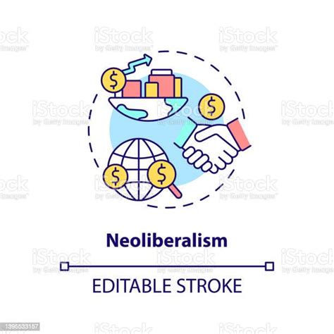Ilustración De Icono Del Concepto De Neoliberalismo Y Más Vectores