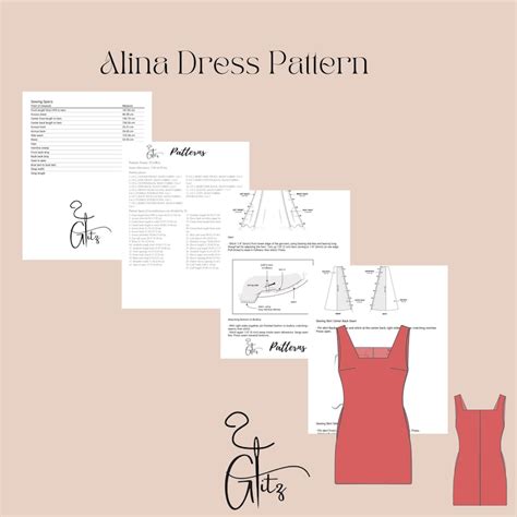 Mini Dress Sewing Pattern Sleeveless Easy Pdf Pattern Etsy