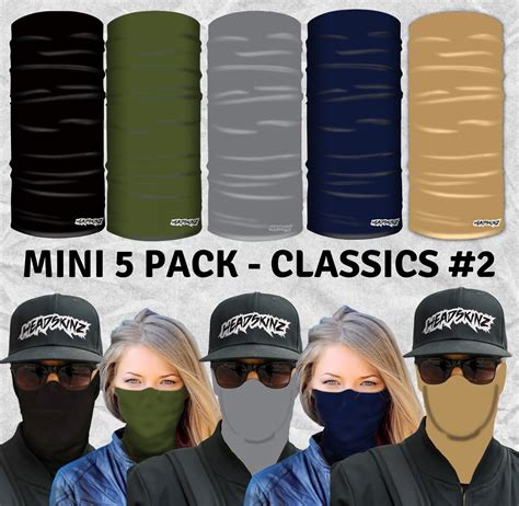 Colour Classics Neck Gaiter Mini Pack 5 Unit Pack