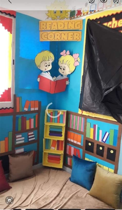 Classroom Reading Corner School Art Activities Preschool Reading