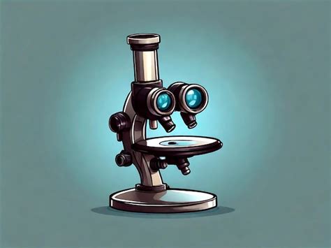 Premium Vector Isolated Isolated Microscope Cartoon Design Vector