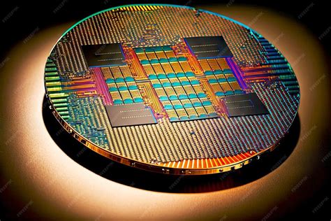Premium Photo High Technology Compng Processor Wafer Semiconductor Manufacturing