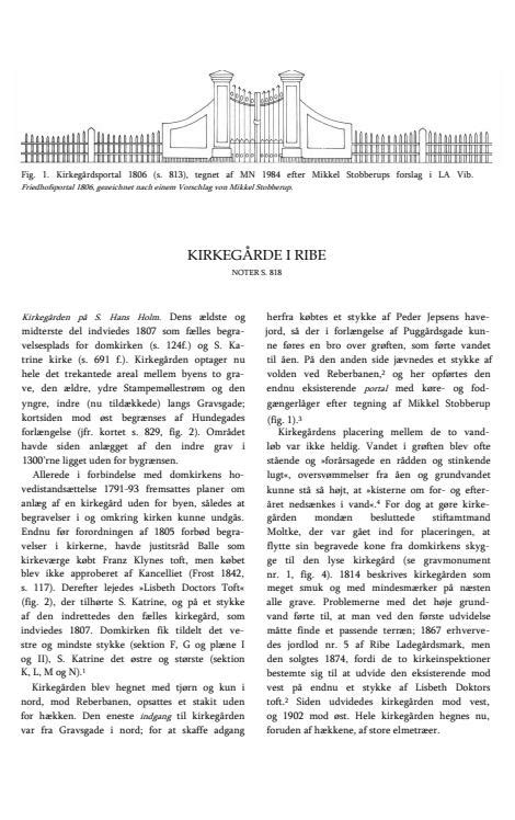 Kirkegårde I Ribe Danmarks Kirker