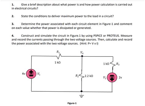 Solved Give A Brief Description About What Power Is And How Chegg Com