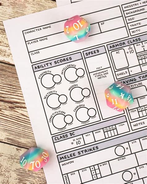 I Made Some Cute Pathfinder 2e Character Sheets R Pathfinder2e