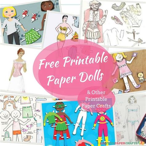 32 Free Printable Paper Dolls And Other Printable Paper Crafts Free
