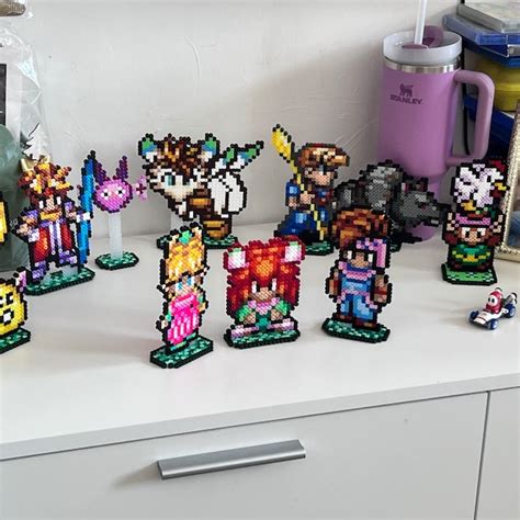 Sonic Tails Knuckles Cream And Chao Amy Rose Made Of Iron Beads Sega