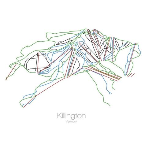 Mt Killington Trail Map