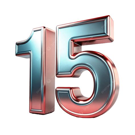 数字15イラストフリー素材透過、png画像、ベクトル、psdと無料ダウンロード Pngtree