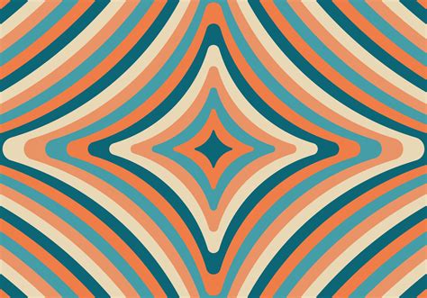 Psychedelic Groovy Hippie Background Vector 24680147 Vector Art At