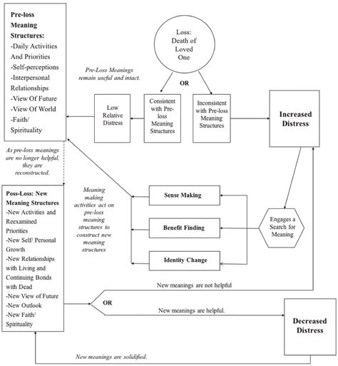 Model Of Meaning Reconstruction Pathways In Response To The Loss Of A