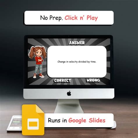 Acceleration Frazzled Science Game No Prep Grade 9 Review Tpt