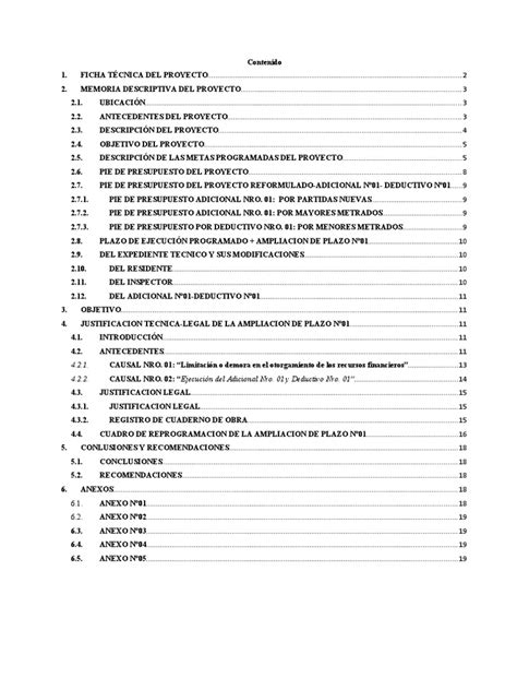 Mem Descrip Pdf Presupuesto Economias