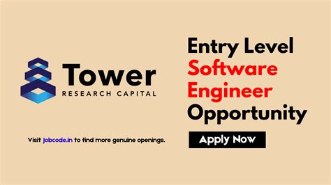 Software Engineer Job At Tower Research Capital Freshers And Experienced