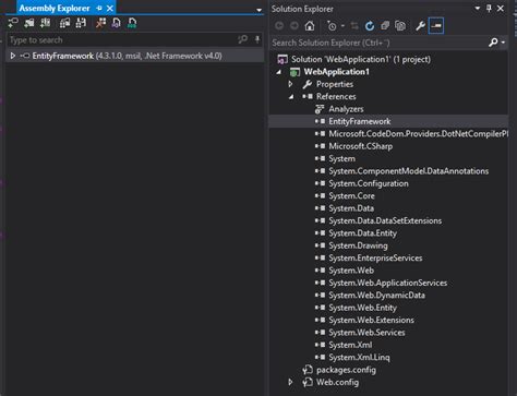 C Which Version Of Entity Framework Is Installed In My Project Stack Overflow
