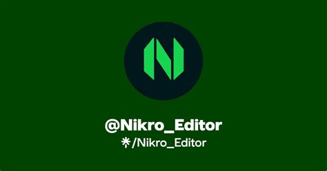 Nikro Editor Linktree