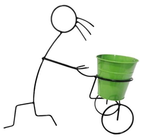 Cart Pulling Pot Stand Art Angle Galary