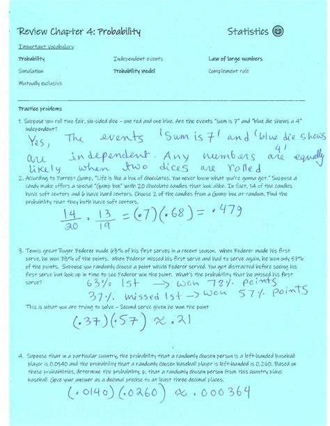 Review Stat Test6 Summary Sr Sem Bach Review Cvwper 4 Iiworzw B Vmabialar Robflwi Fy