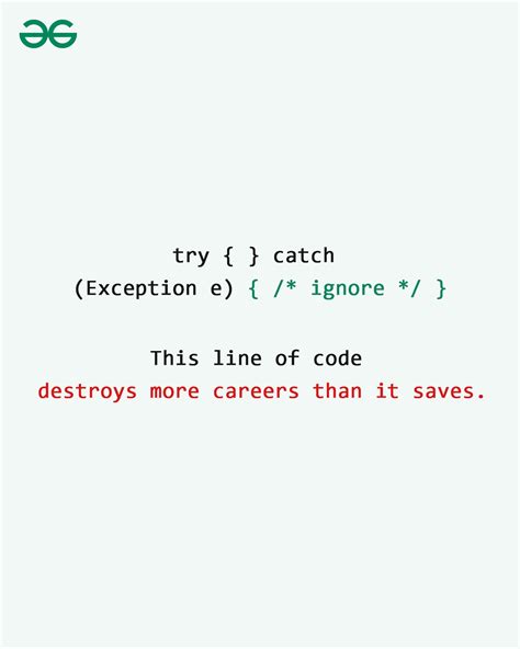 GeeksforGeeks | Learn to Code | Looks fine… until it’s not. . . . . . #geeksforgeeks #coding # ...