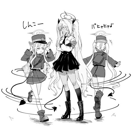 Suecovsky Hikari Blue Archive Iori Blue Archive Nozomi Blue