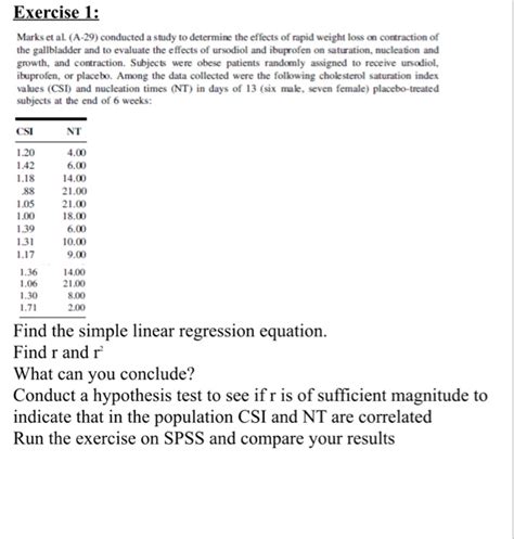 Solved Exercise Marks Et Al A Conducted A Study To Chegg Com